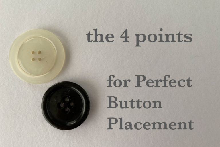 4 Positioning Points for Perfect Button Placement – The Daily Sew