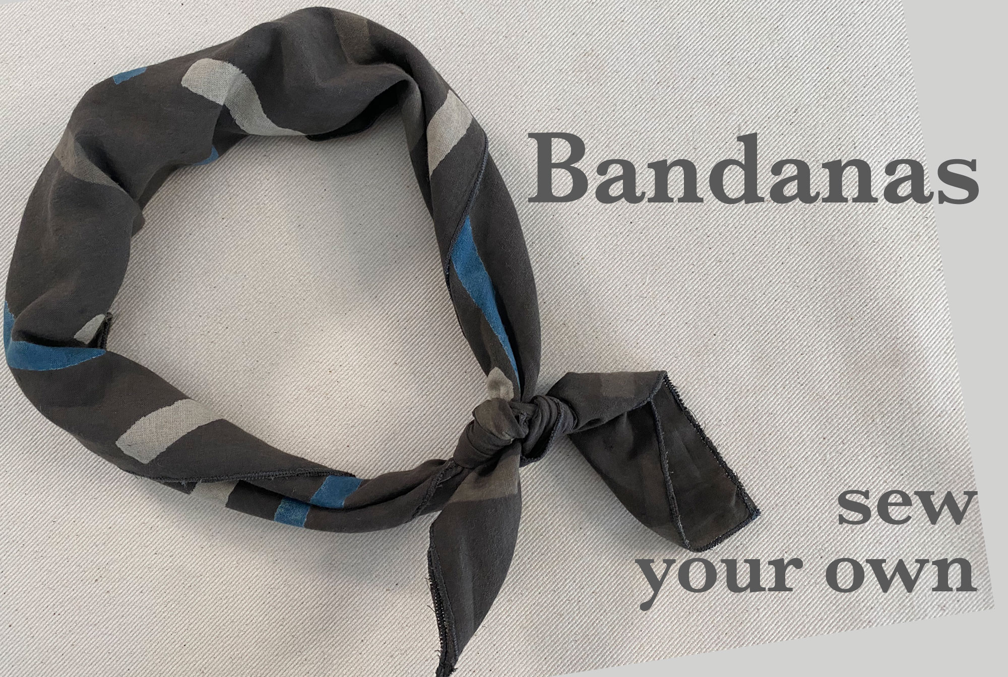 How to Sew a Bandana; Two Ways to Finish the Edge – The Daily Sew