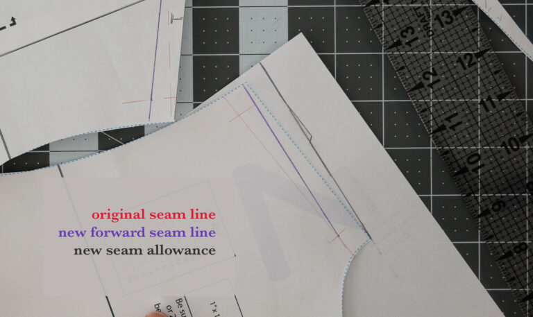 How to Move the Shoulder Seam Forward – The Daily Sew