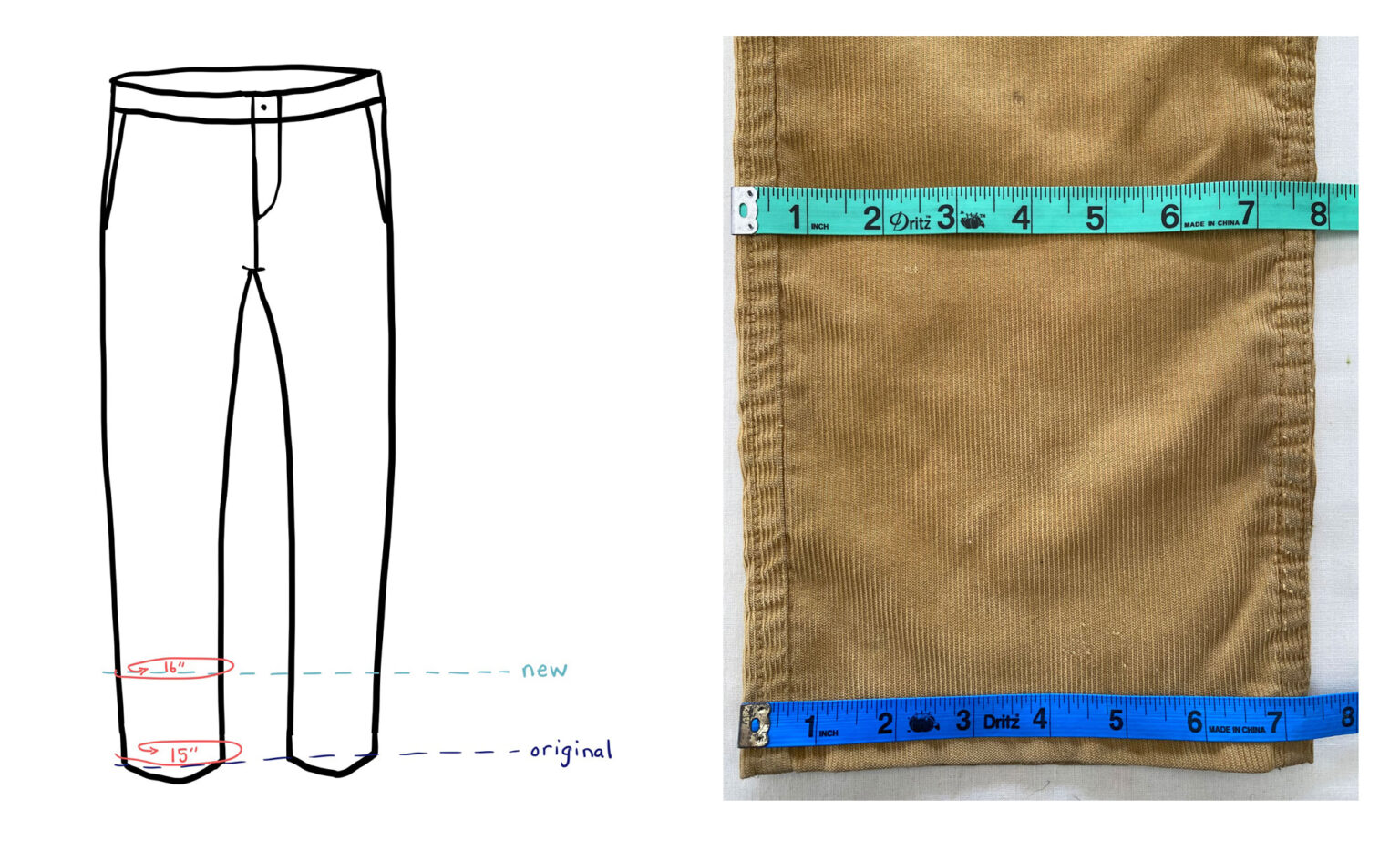 How to Shorten Tapered Pants and Maintain the Original Shape – The ...
