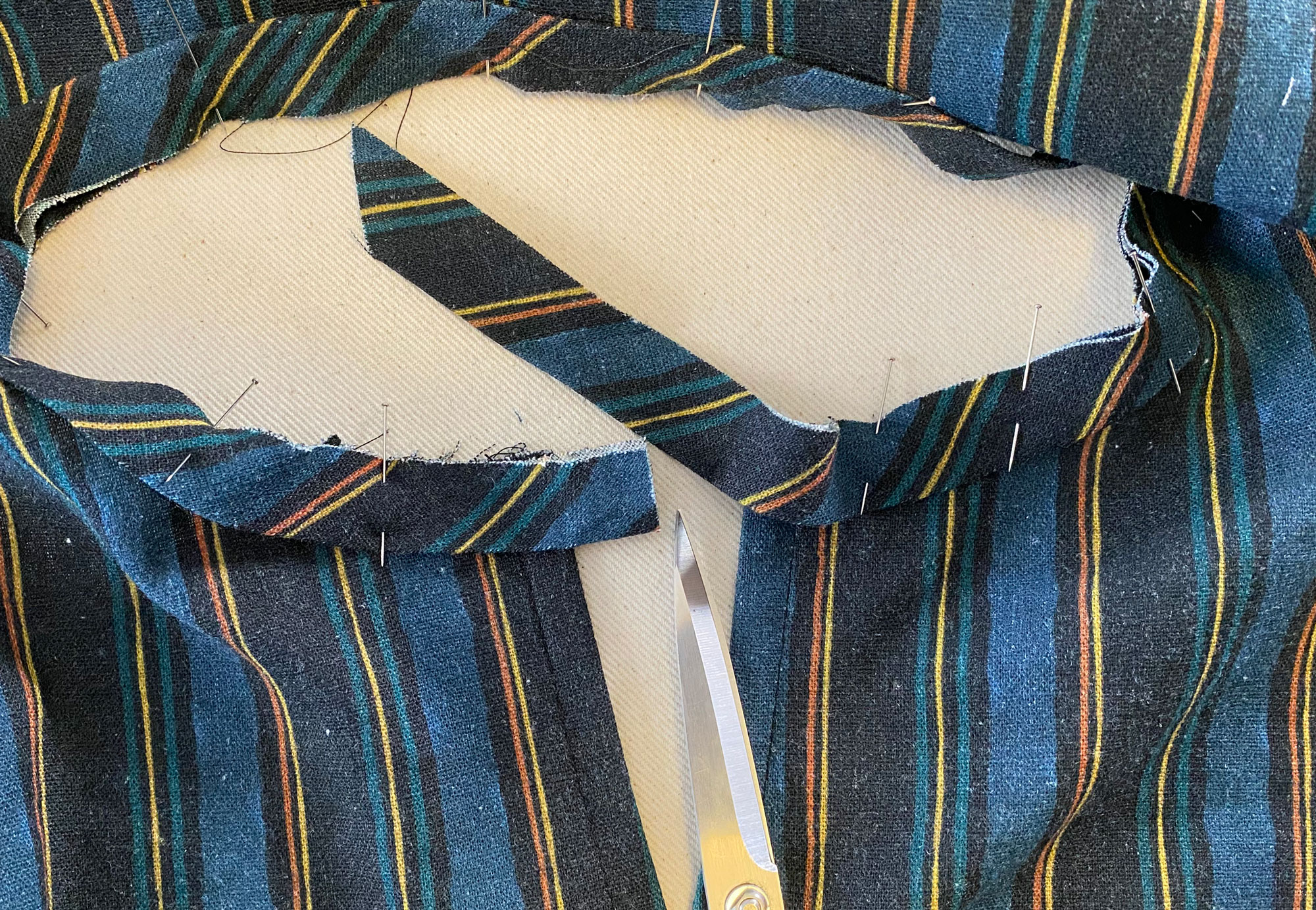 How to Make Bias Binding & How to Finish a Neckline with Bias Binding ...