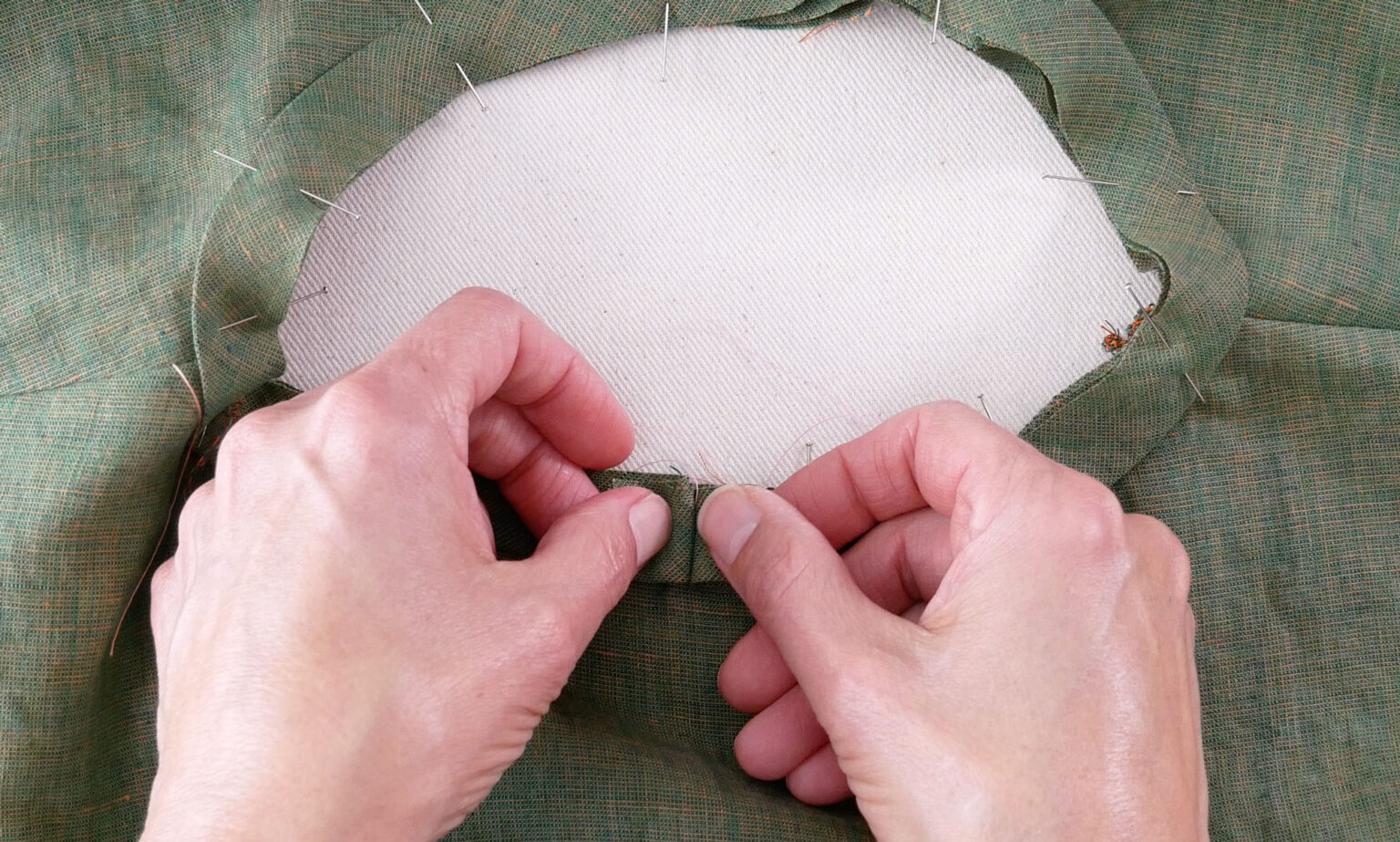 How to Make Bias Binding & How to Finish a Neckline with Bias Binding ...