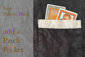 How to Add a Patch Pocket – The Daily Sew