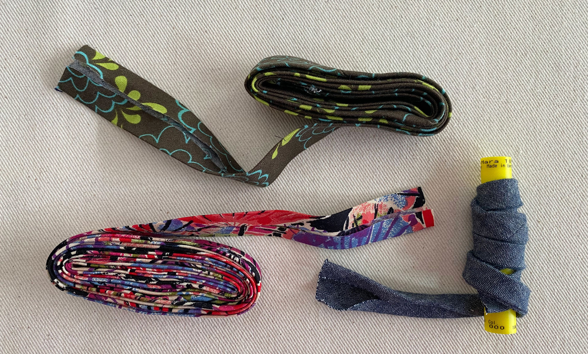 How to Make Bias Binding & How to Finish a Neckline with Bias Binding ...
